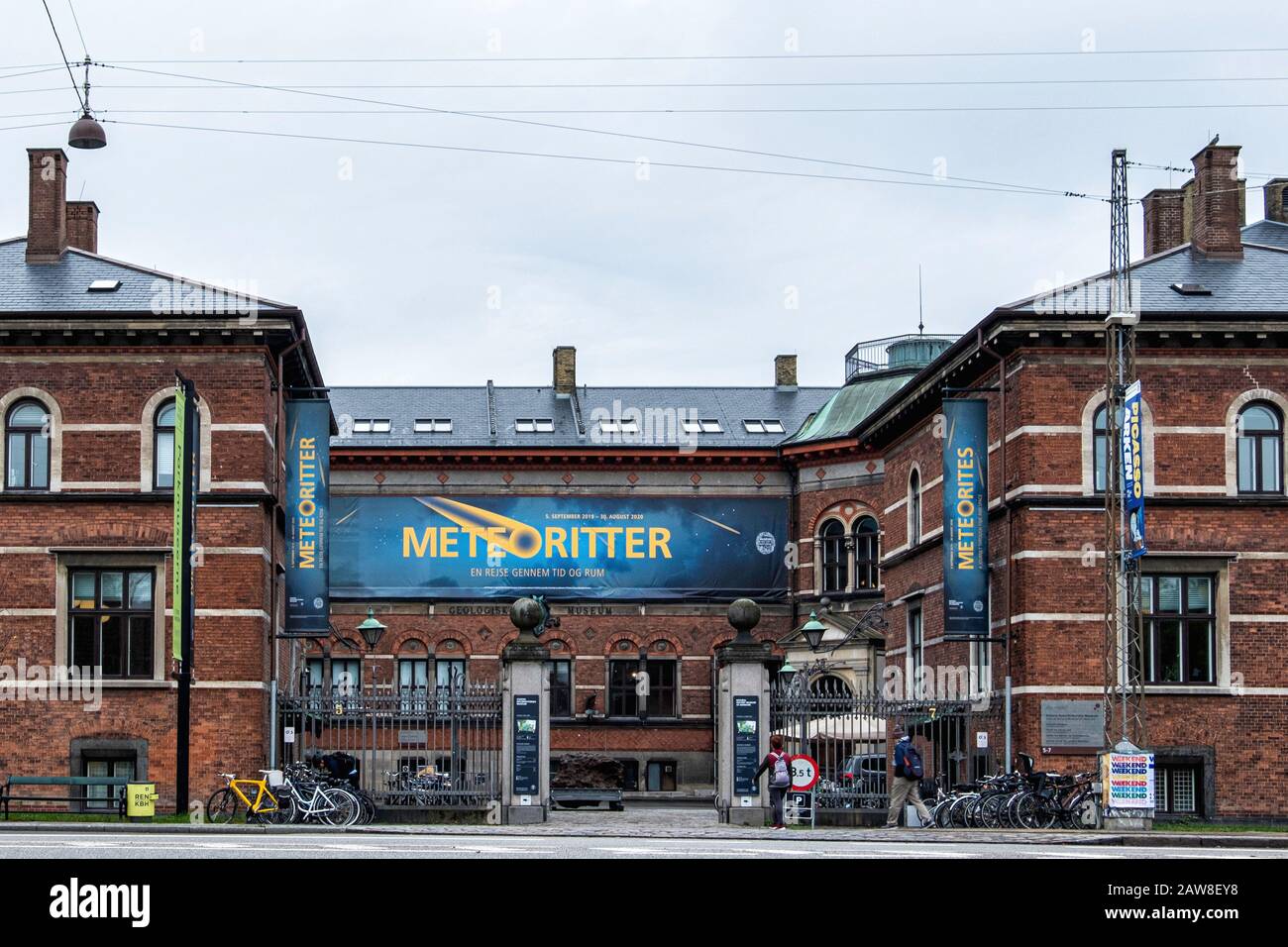 Natural History Museum building exterior at Gothersgade 130, Copenhagen ...