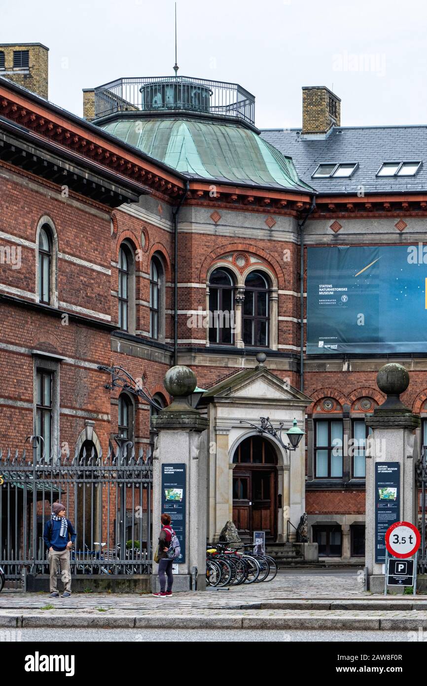 Natural History Museum building exterior at Gothersgade 130, Copenhagen ...