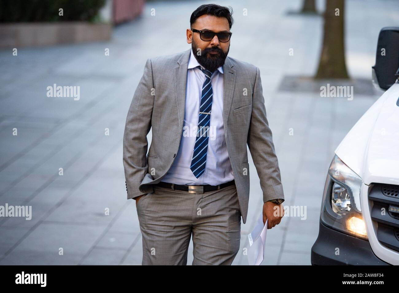 Mohammed Ijaz arriving at Manchester Crown Court where he and Pakistan ...
