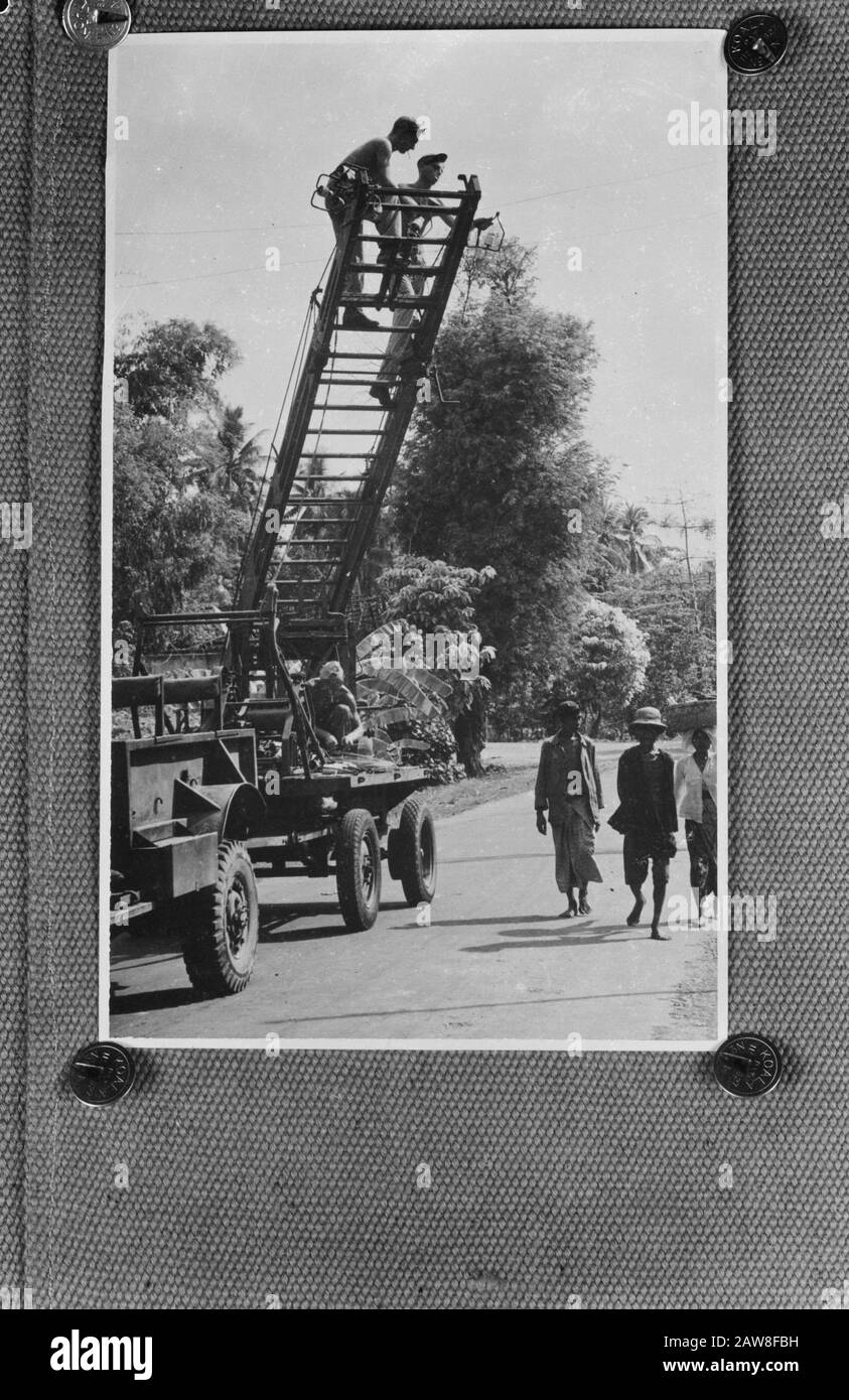ladder Annotation: Repro Negative Date: 01/01/1947 Location: Indonesia ...