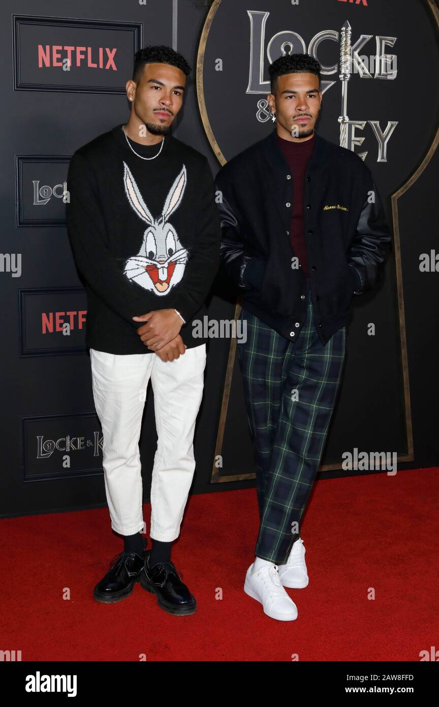 Los Angeles, USA. 05th Feb, 2020. Elijah Bell and Isaac Bell at the ...
