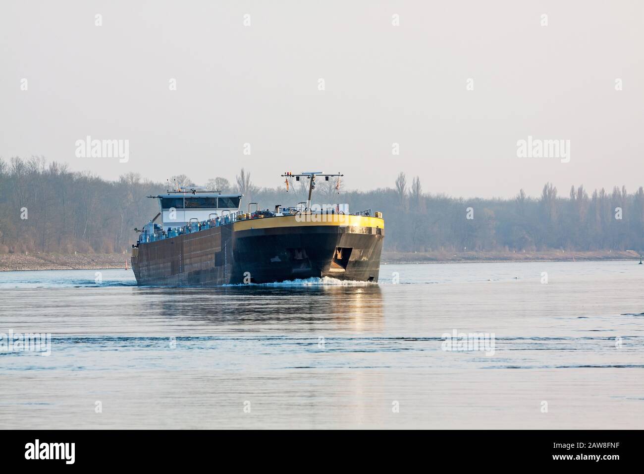 Large rhine container barge hi-res stock photography and images - Alamy