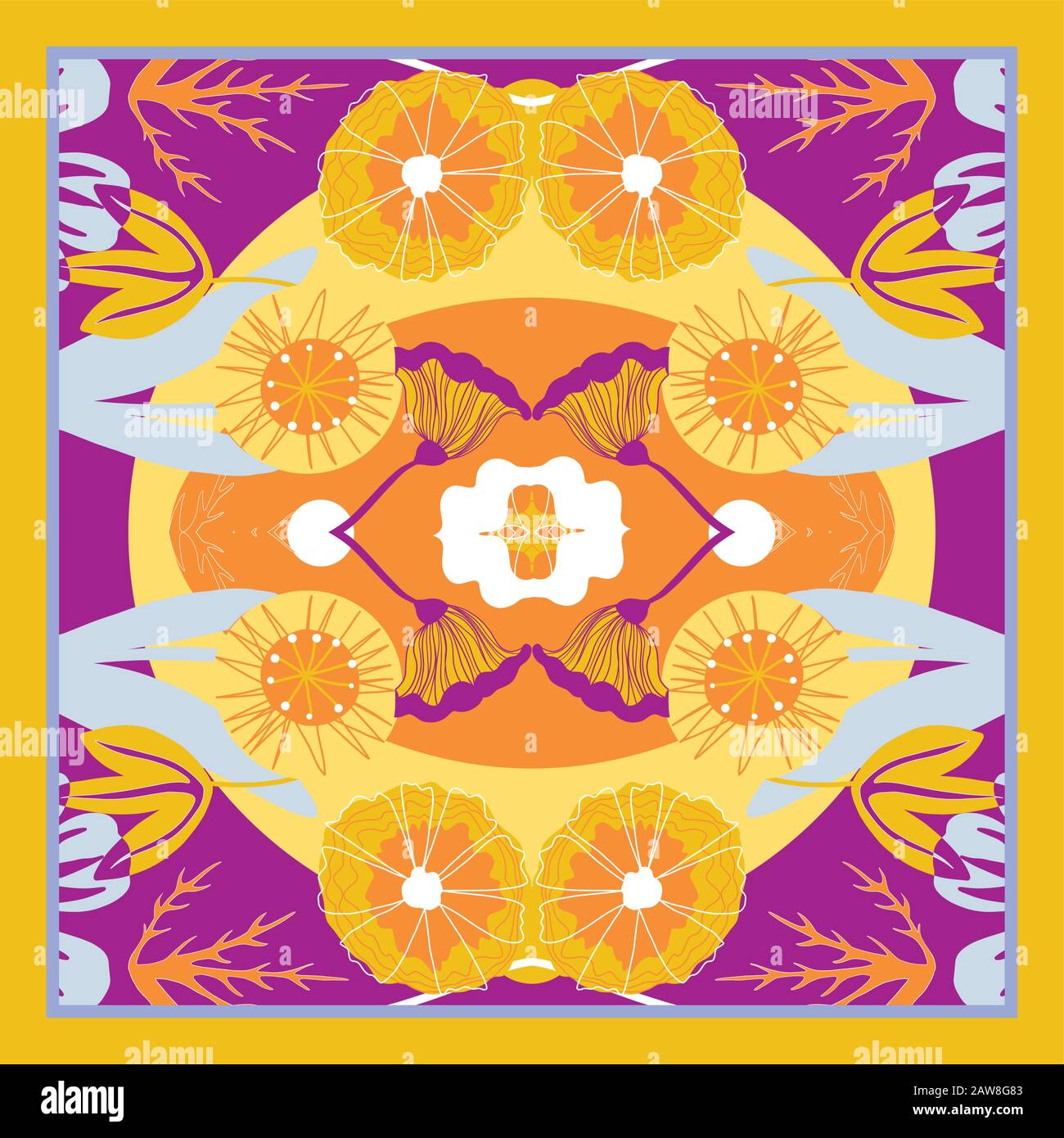 Card, bandana print, kerchief design, napkin. Ready for print Stock ...