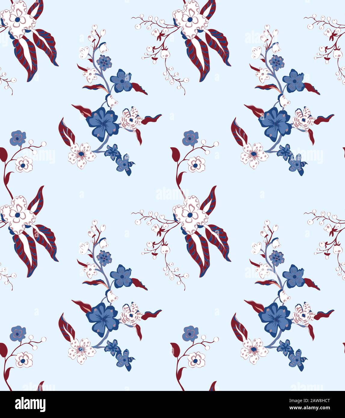 Vintage decorative seamless floral background pattern Stock Vector ... Vintage decorative seamless floral background pattern Stock Vector ...