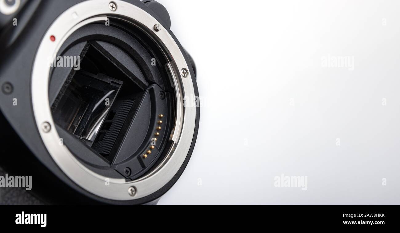 Dslr camera without lens hi-res stock photography and images - Alamy