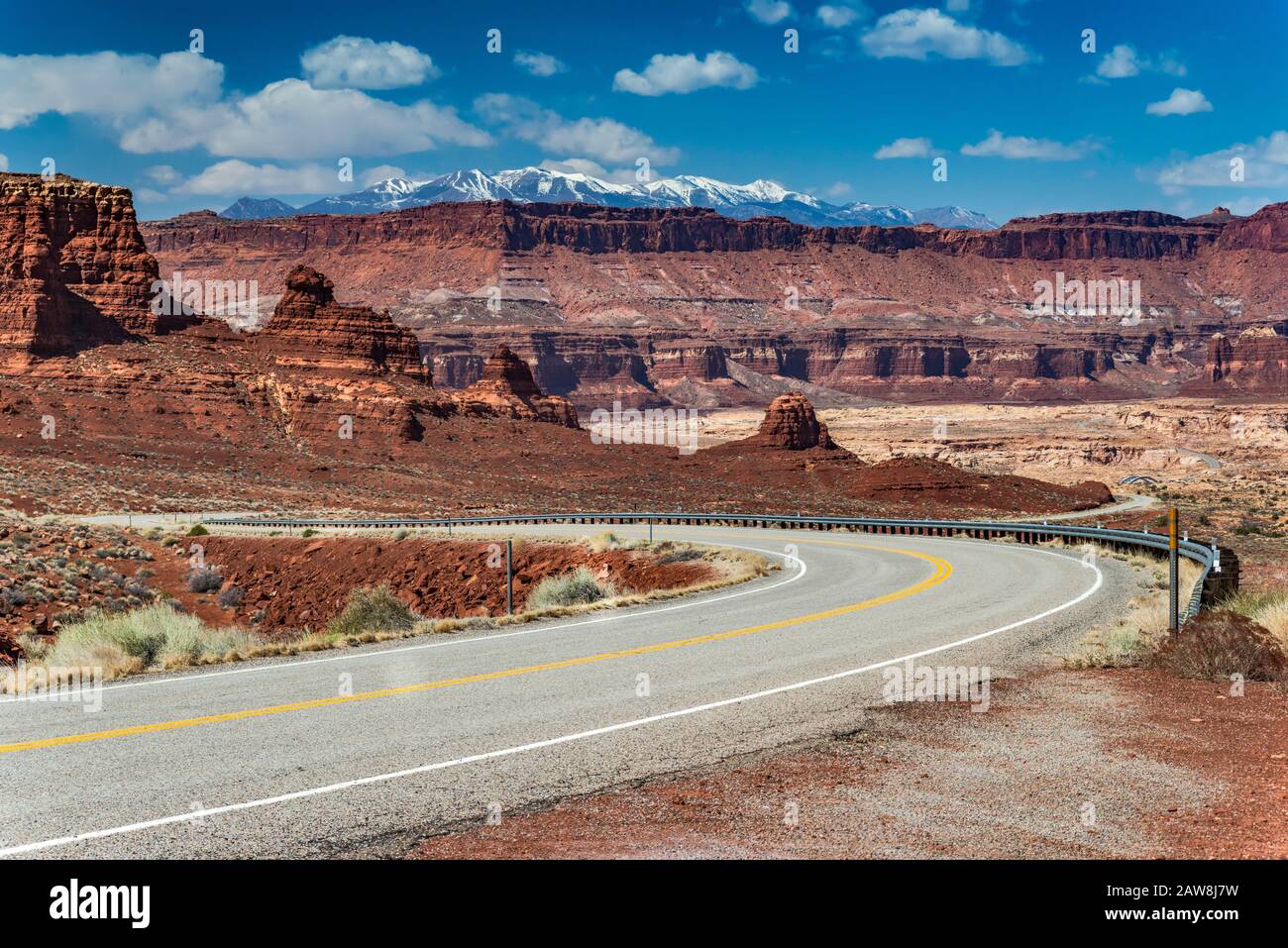 Trachyte Point Plateau cliffs, Henry Mountains, view from Bicentennial ...