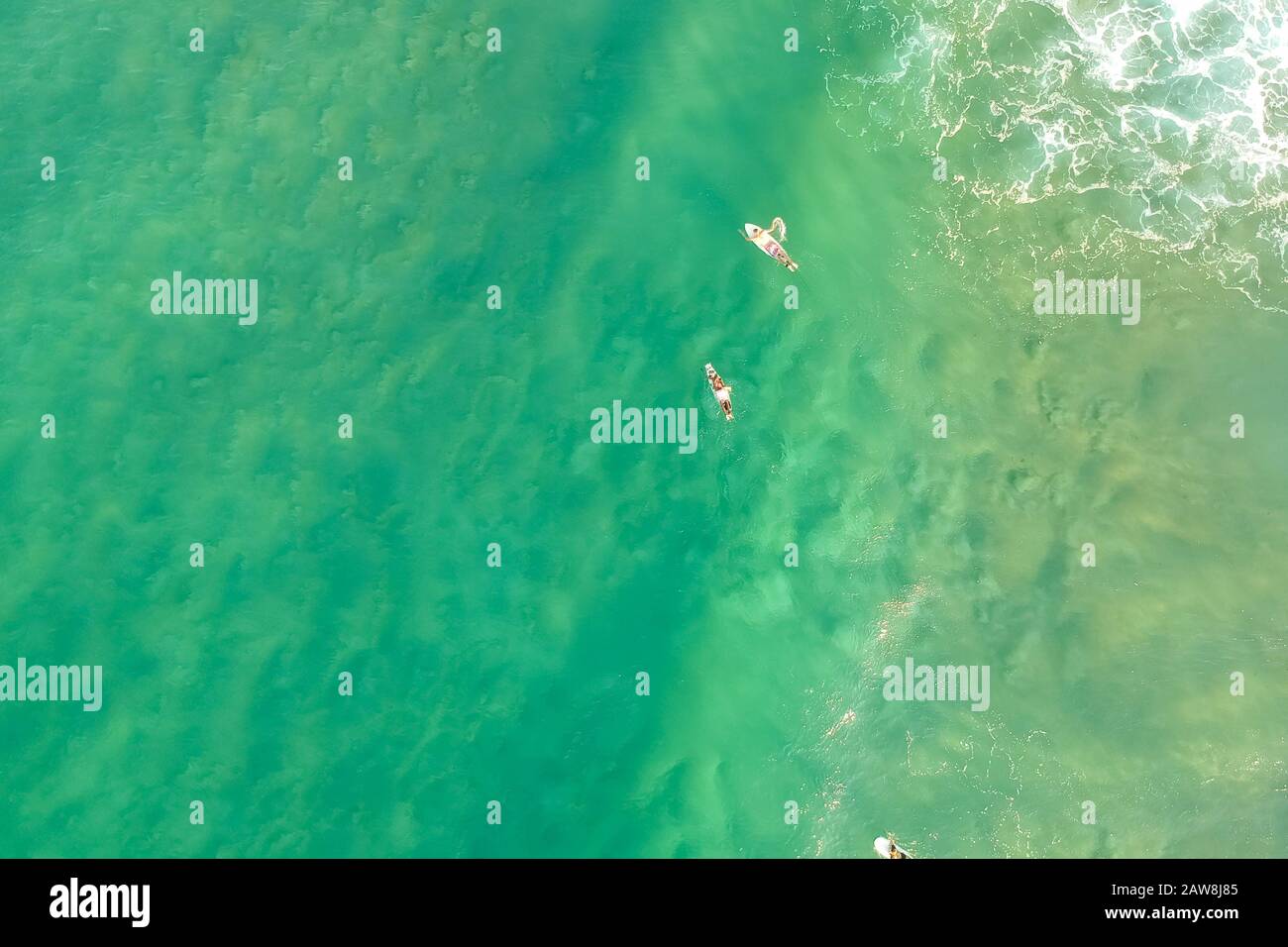 Drone shot people swimming hi-res stock photography and images - Alamy