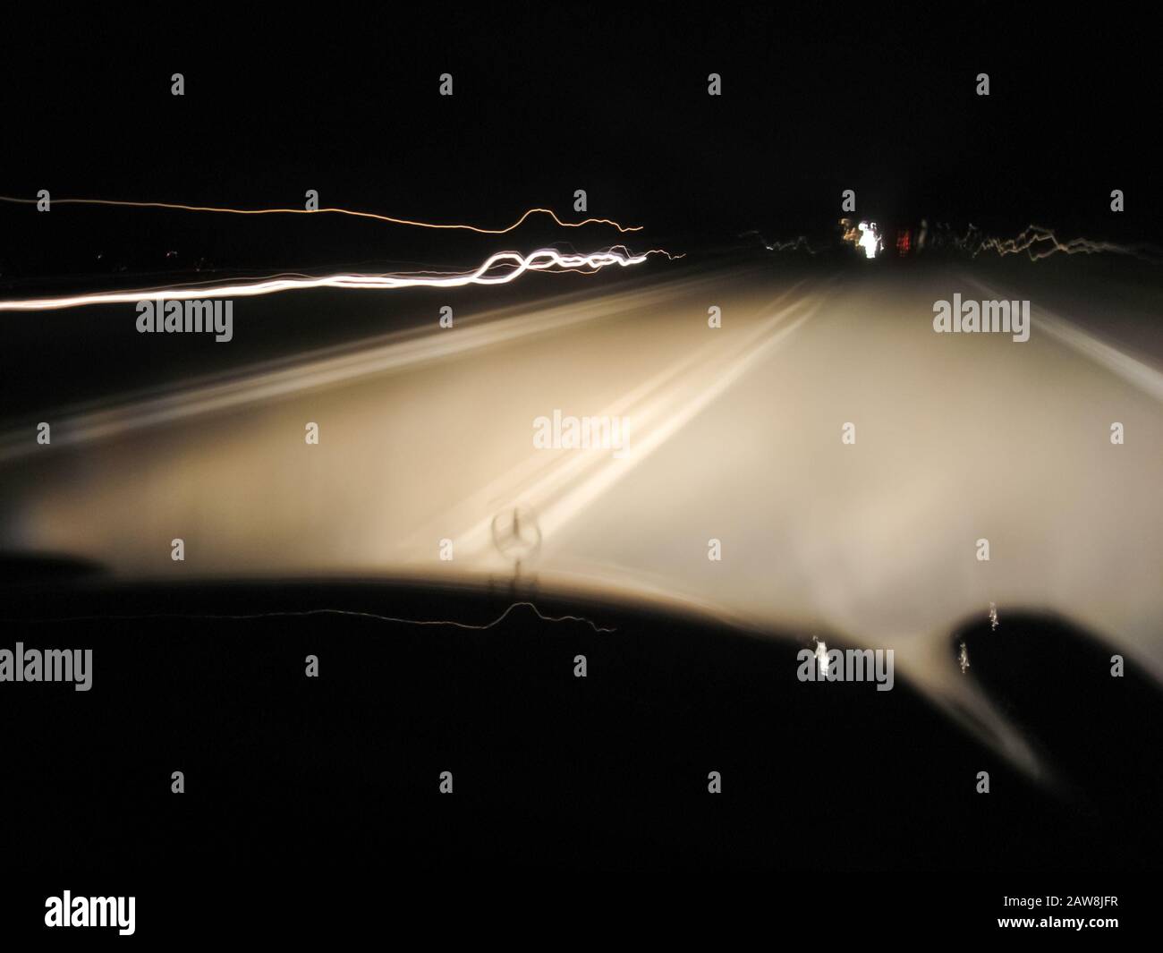Autobahn at night hi-res stock photography and images - Alamy