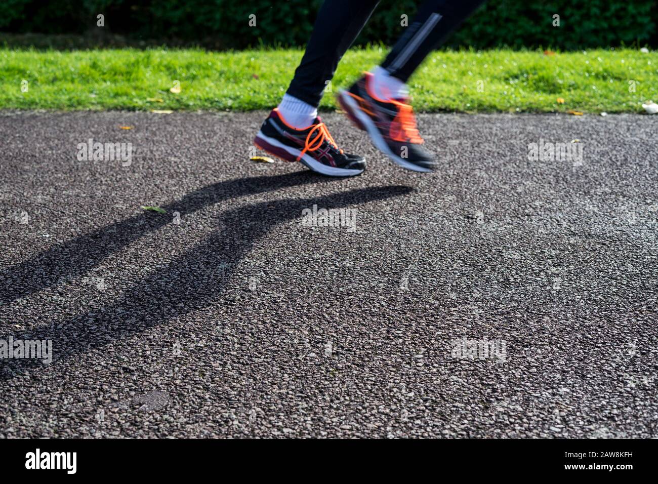 Woman speed walking exercise hi-res stock photography and images - Alamy