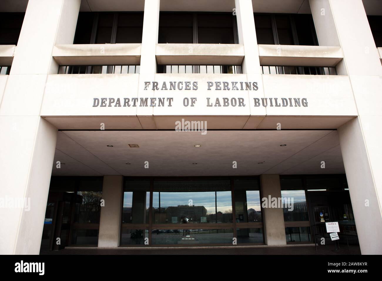 United Stated Department of Labor building in Washington DC Stock Photo ...