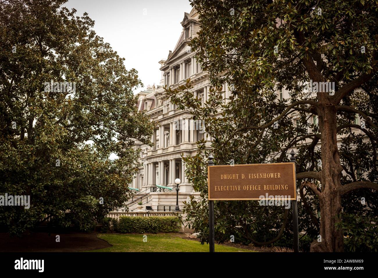 Dwight D Eisenhower Executive Office Building Washington DC Stock Photo ...