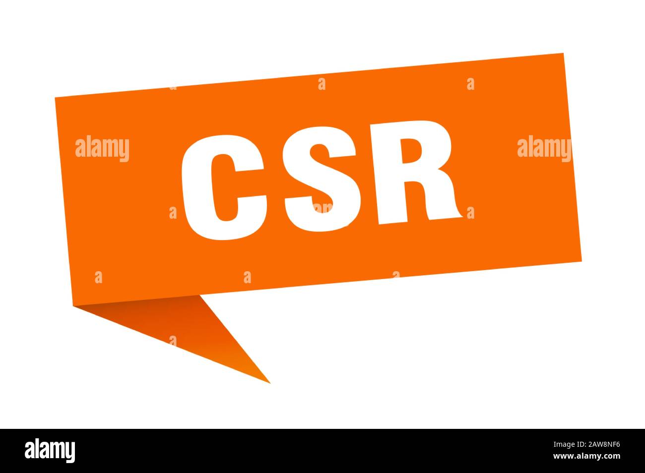 csr speech bubble. csr ribbon sign. csr banner Stock Vector Image & Art ...