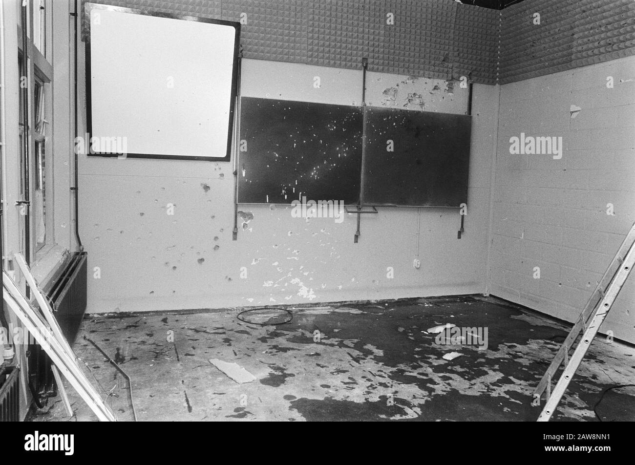 Mortar My exploded in a classroom in the camp 't Harde, with seven ...