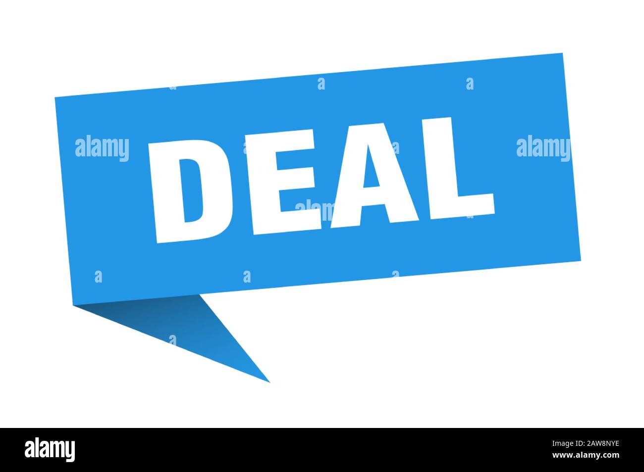 deal speech bubble. deal ribbon sign. deal banner Stock Vector Image ...
