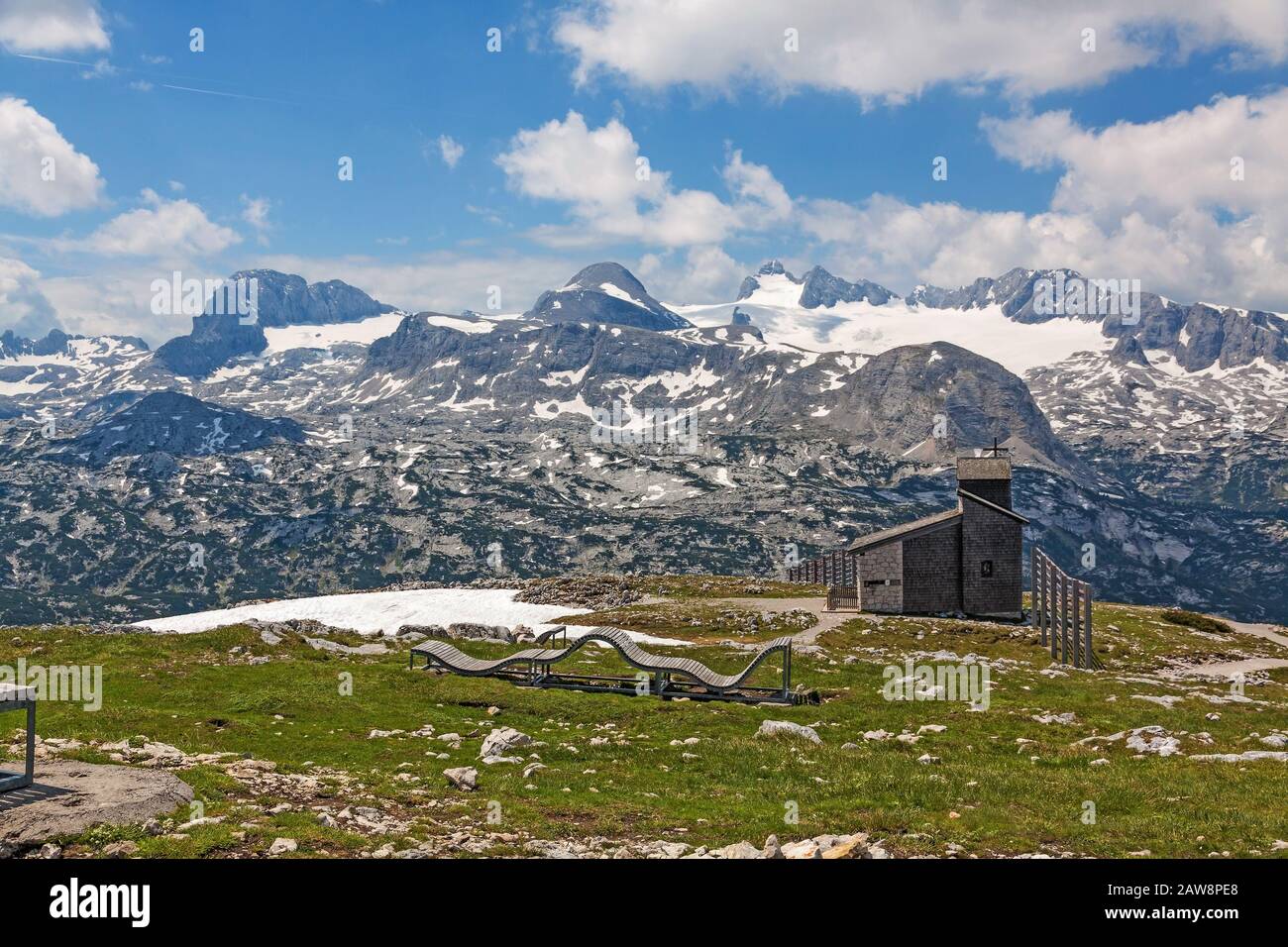 Mountain Chapel at the Dachstein-Krippenstein Stock Photo - Alamy