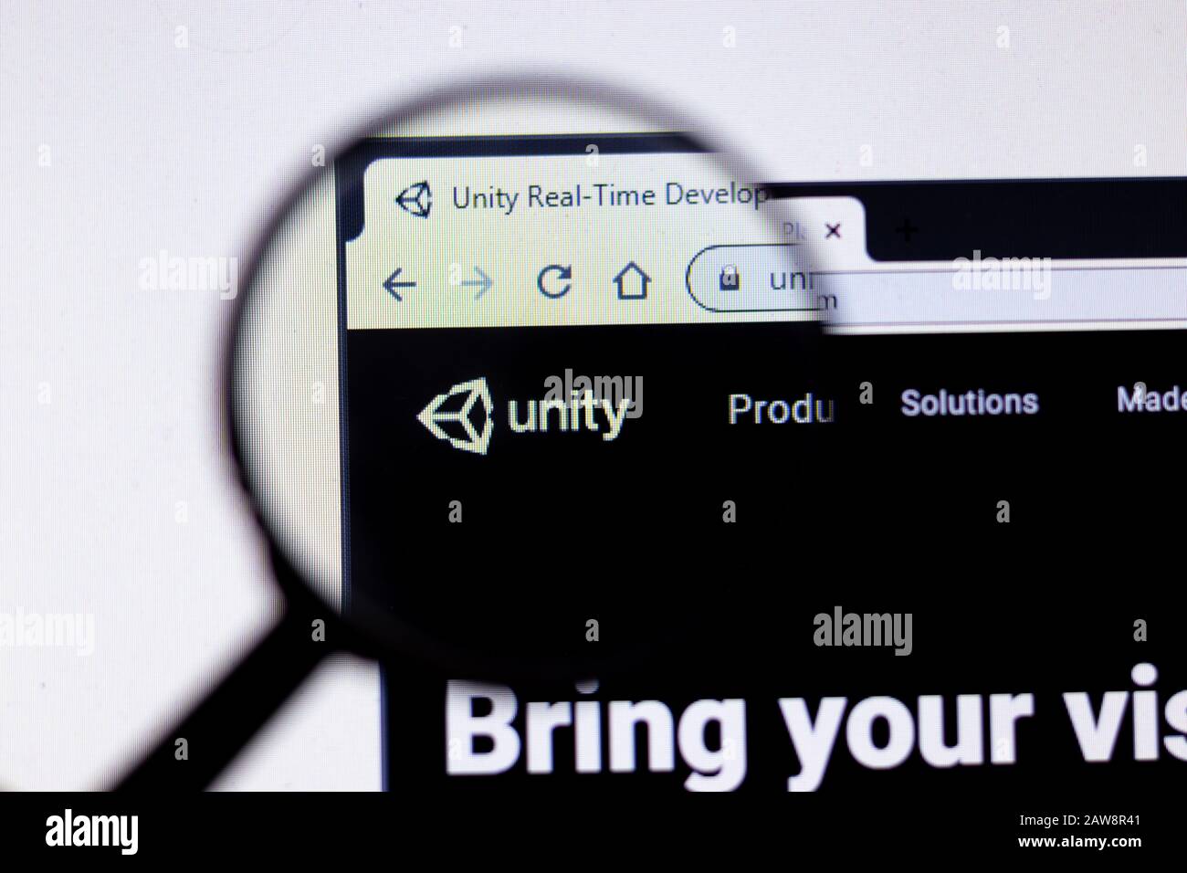 Unity logo hi-res stock photography and images - Alamy