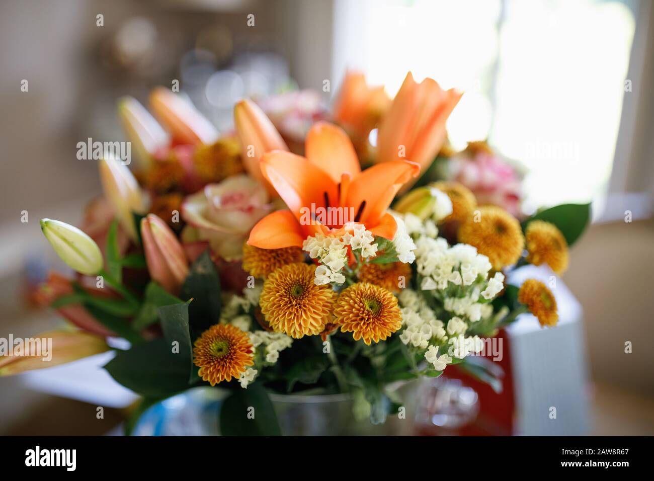 Lily in flower bouquet hi-res stock photography and images - Alamy