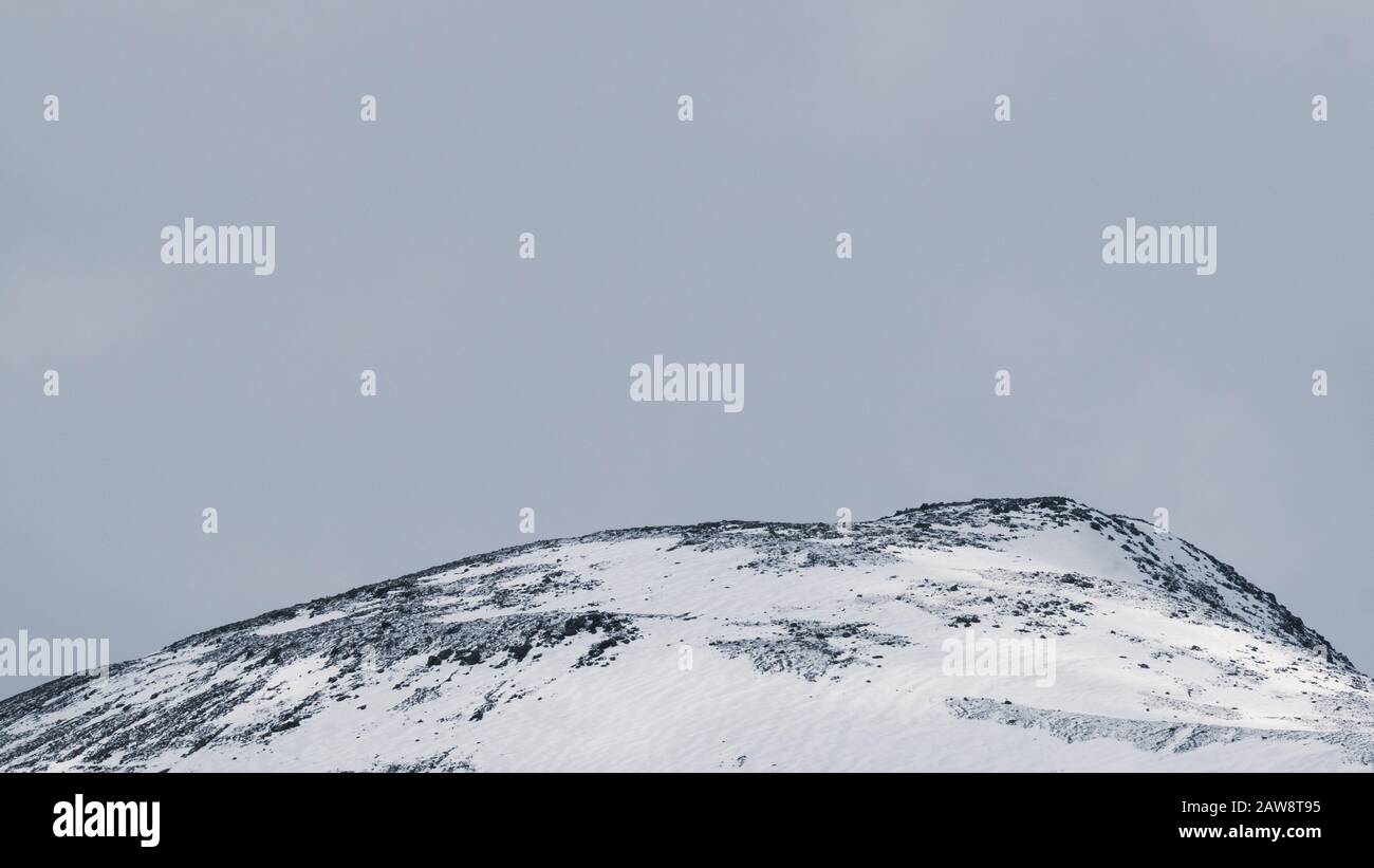Snowy mountain landscape background. snowy hills background Stock Photo ...
