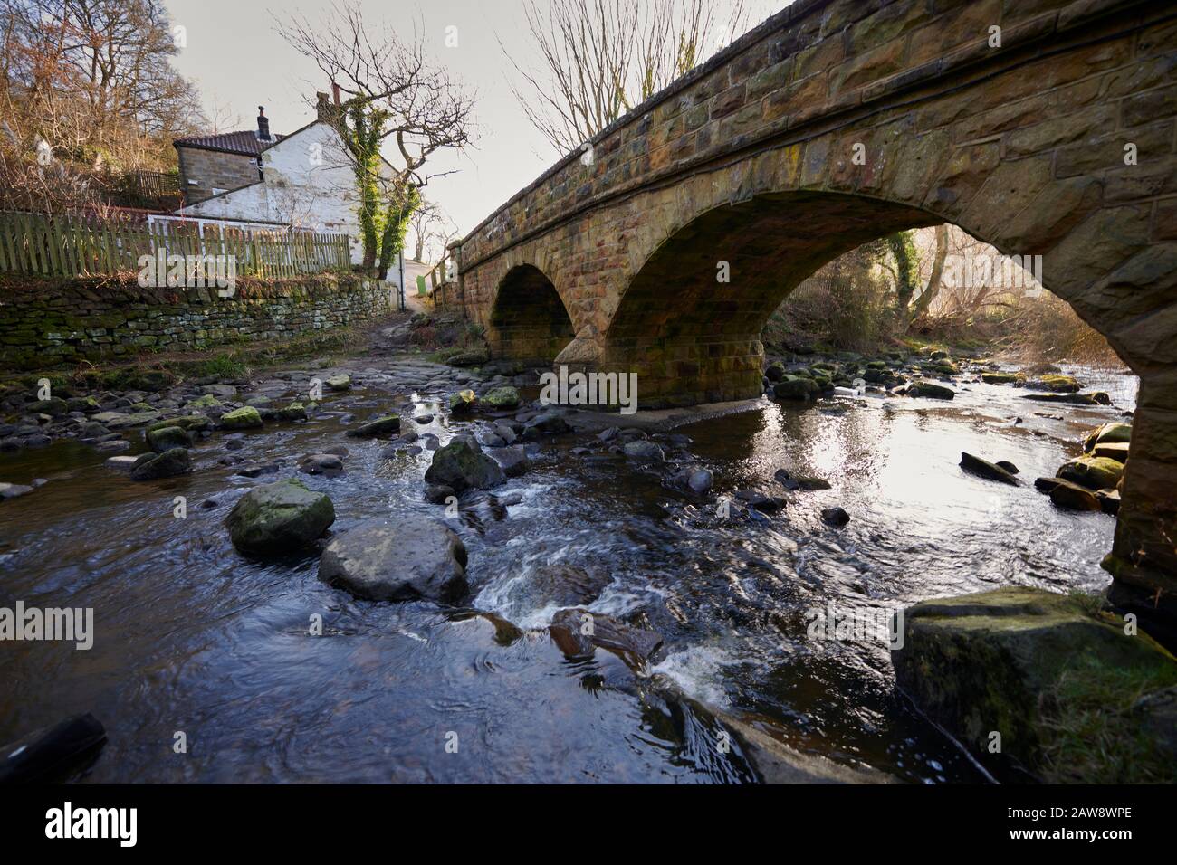The North Yorkshire Moors Village of Beck Hole, England, UK, GB Stock ...
