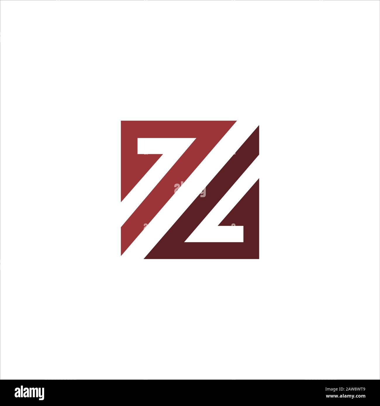 Initial z vector vectors hi-res stock photography and images - Alamy