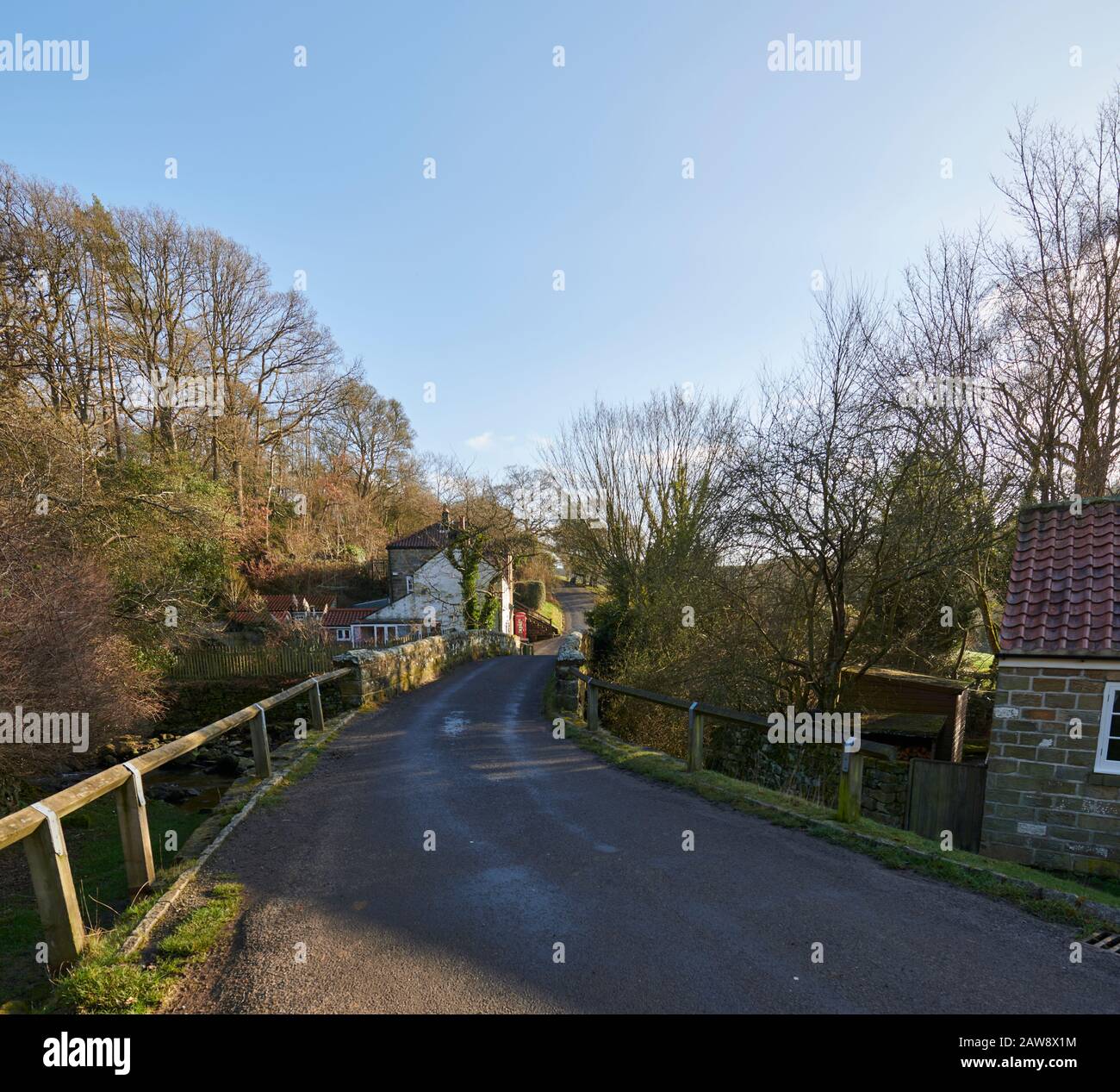 The North Yorkshire Moors Village of Beck Hole, England, UK, GB Stock ...