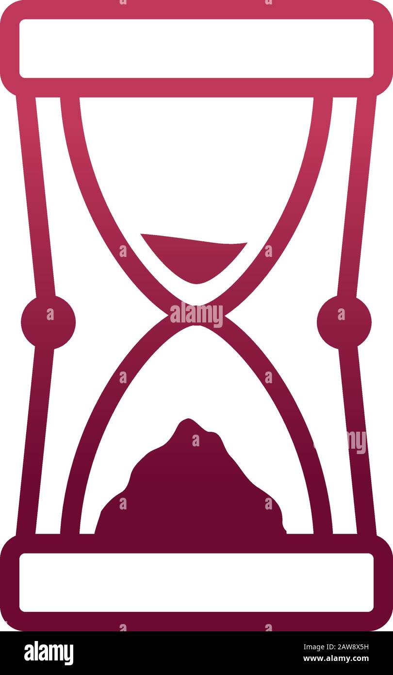 Isolated sand hourglass vector design Stock Vector Image & Art - Alamy