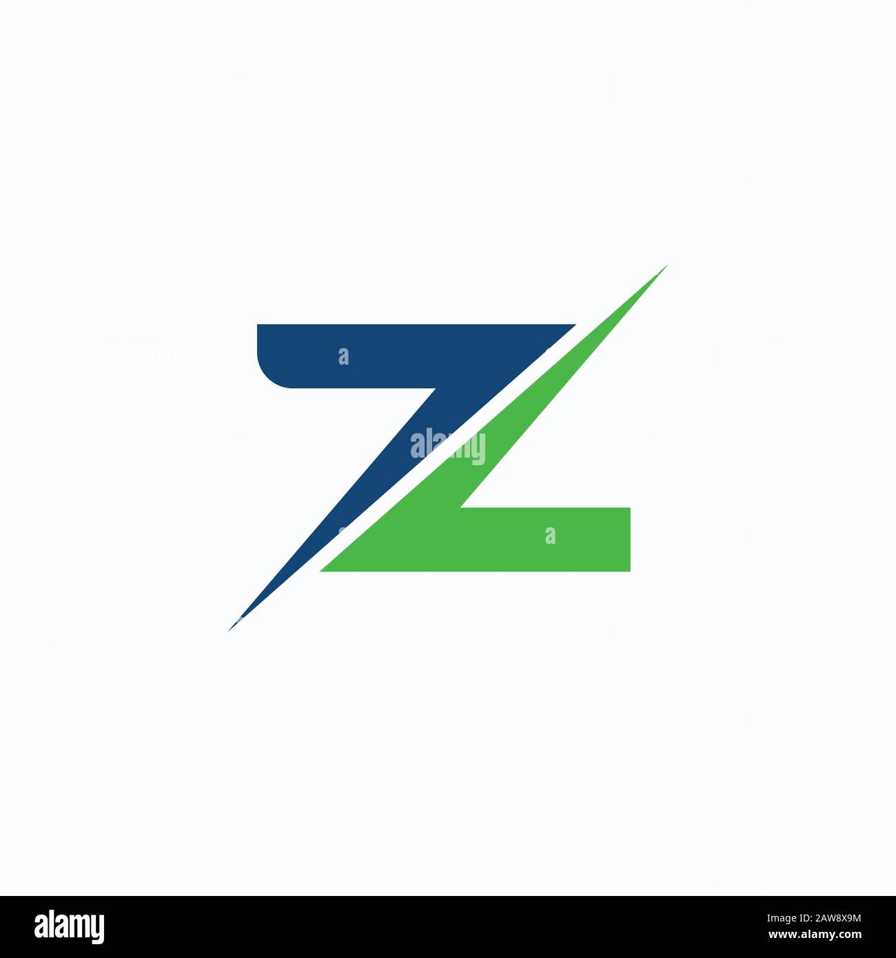initial letter z logo vector design Stock Vector Image & Art - Alamy
