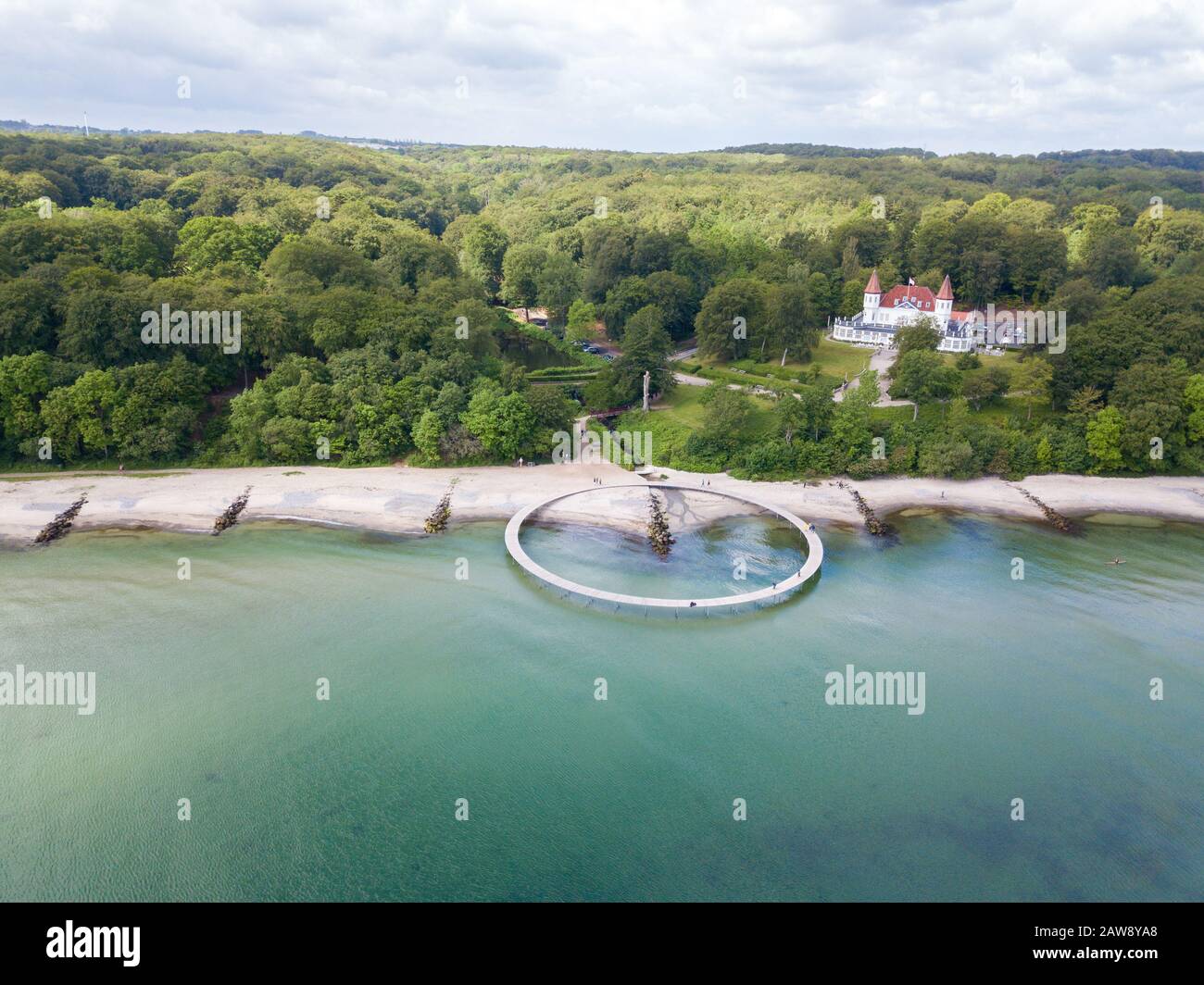The Infinity Bridge in Aarhus, Denmark Stock Photo - Alamy