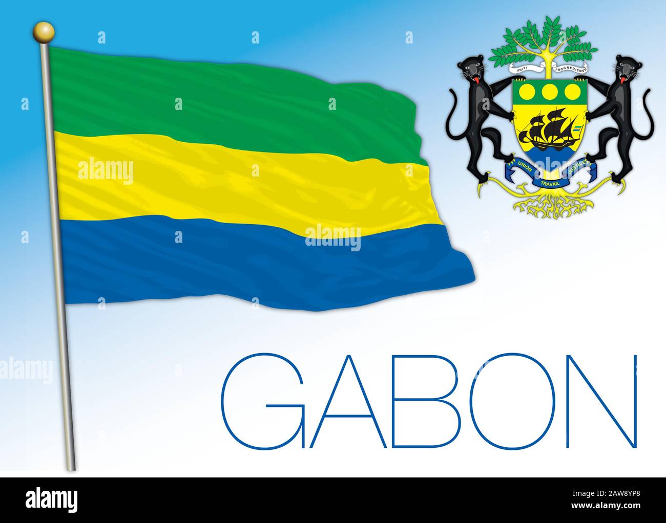Gabonese embassy Stock Vector Images - Alamy