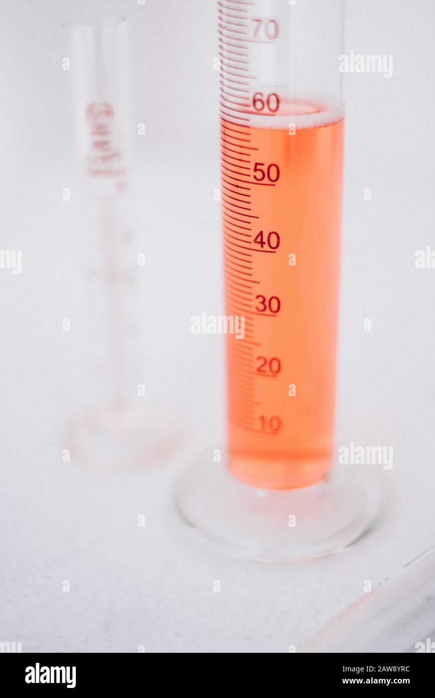 Medical Research in a lab with test tubes Stock Photo - Alamy