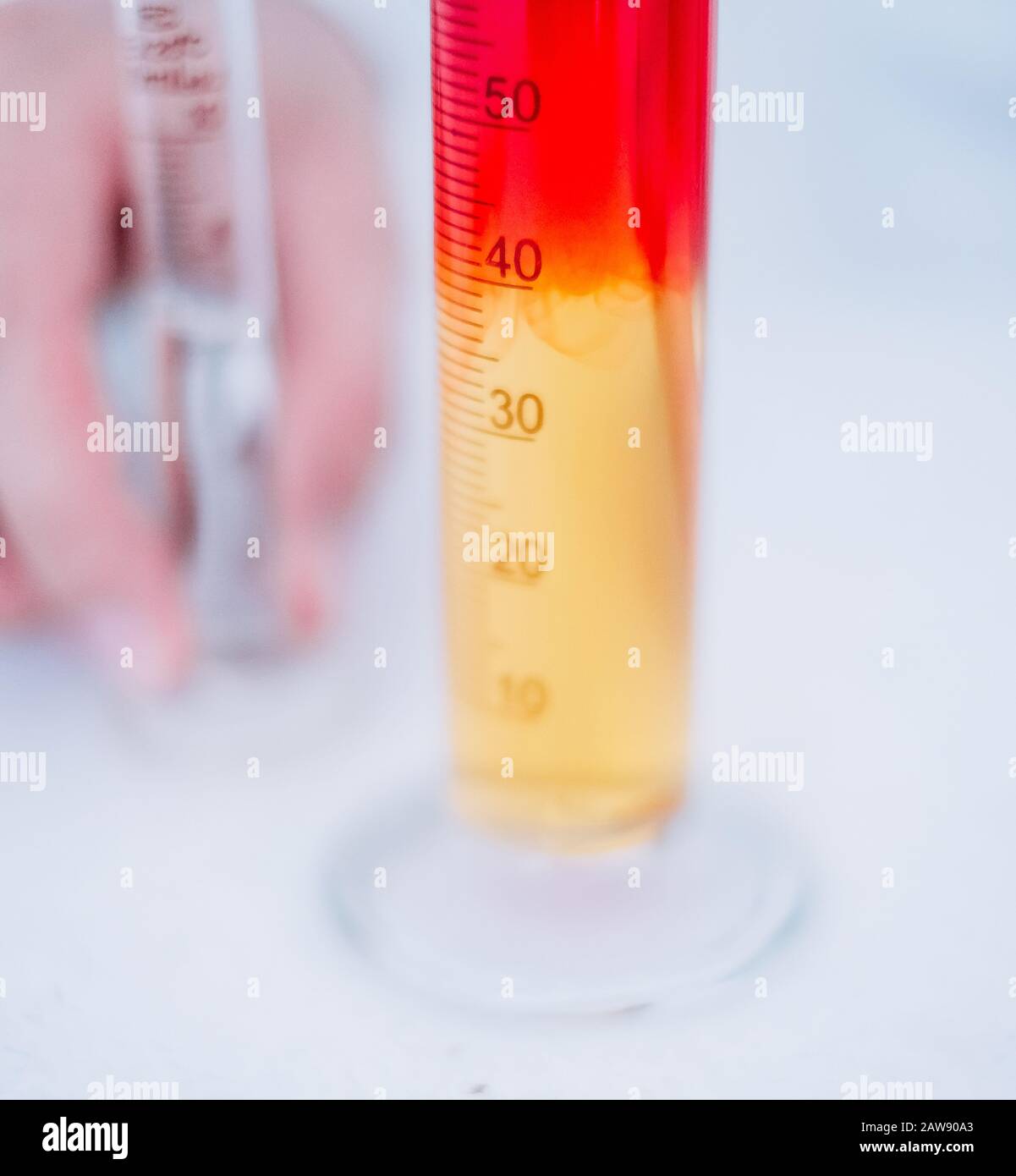 Medical Research in a lab with test tubes Stock Photo - Alamy