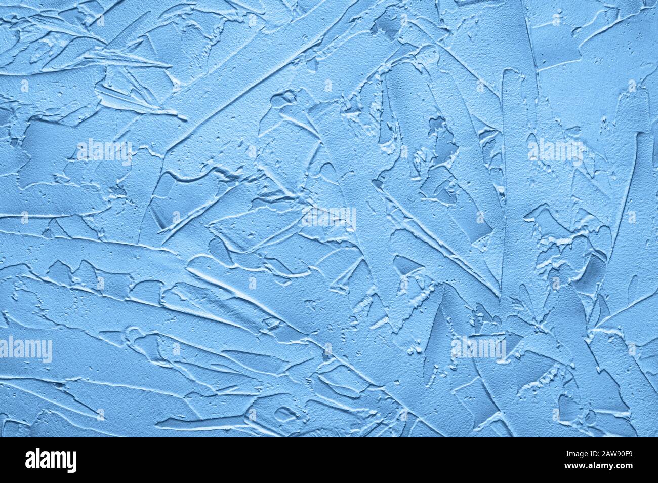 Texturized blue putty. Vintage background of venetian stucco texture ...