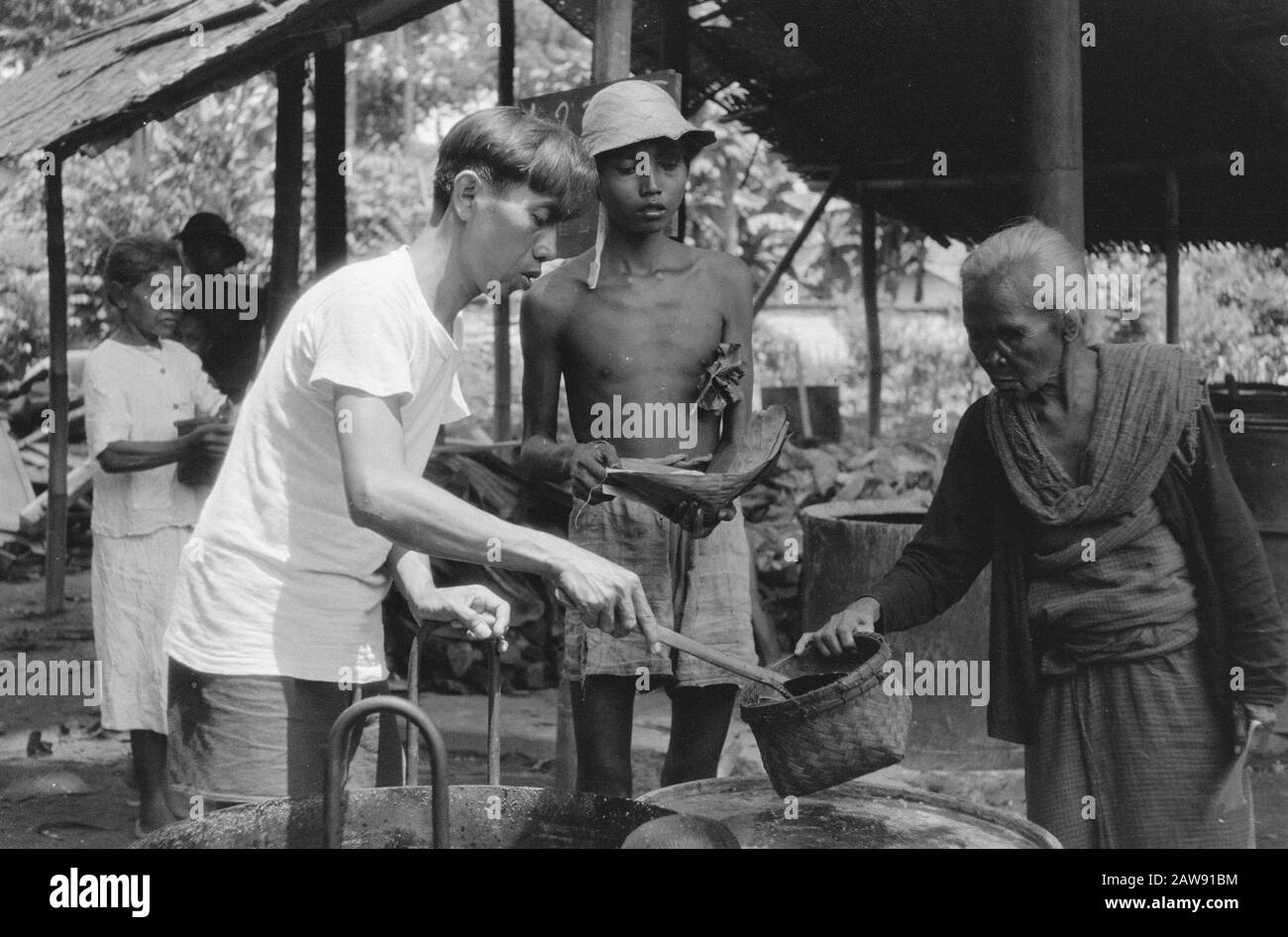 Java local food Black and White Stock Photos & Images - Alamy