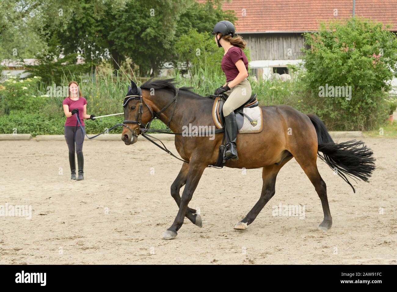 Horse riding boots girl hi-res stock photography and images - Alamy