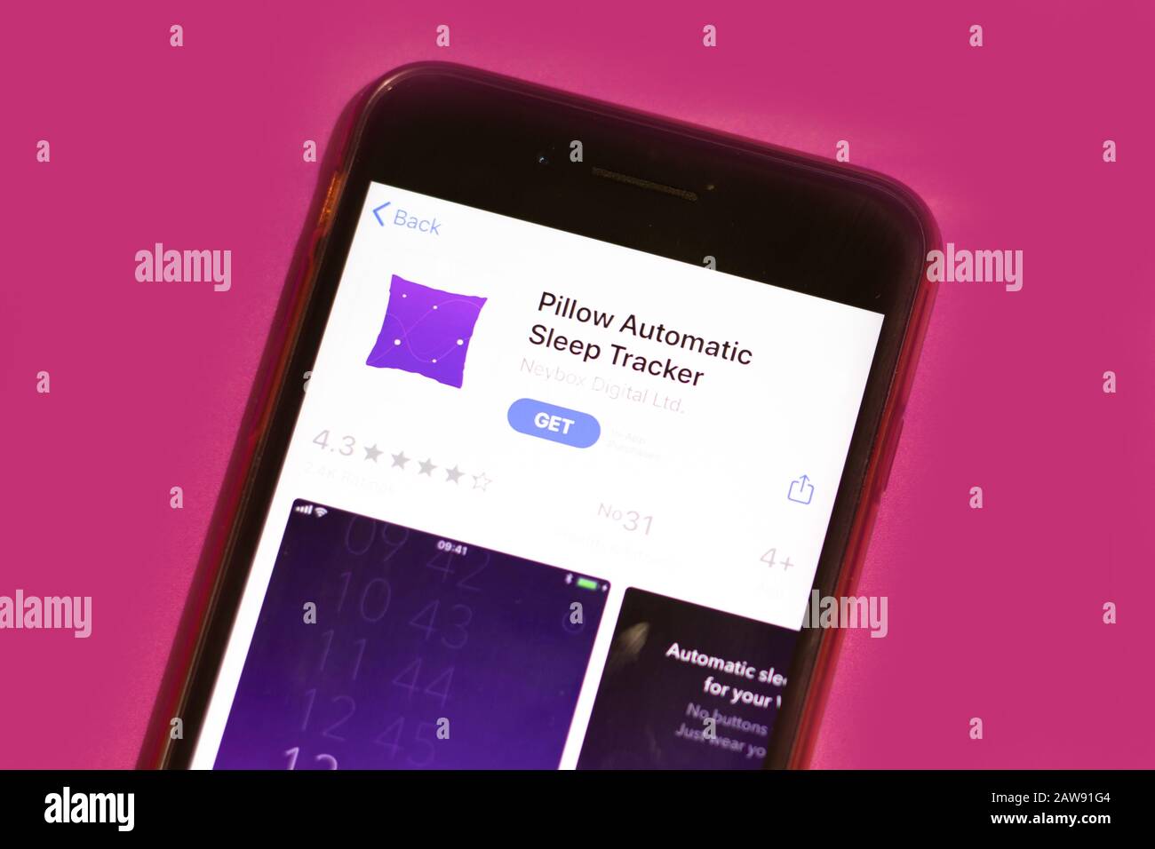 Pillow automatic sleep tracker hi-res stock photography and images - Alamy