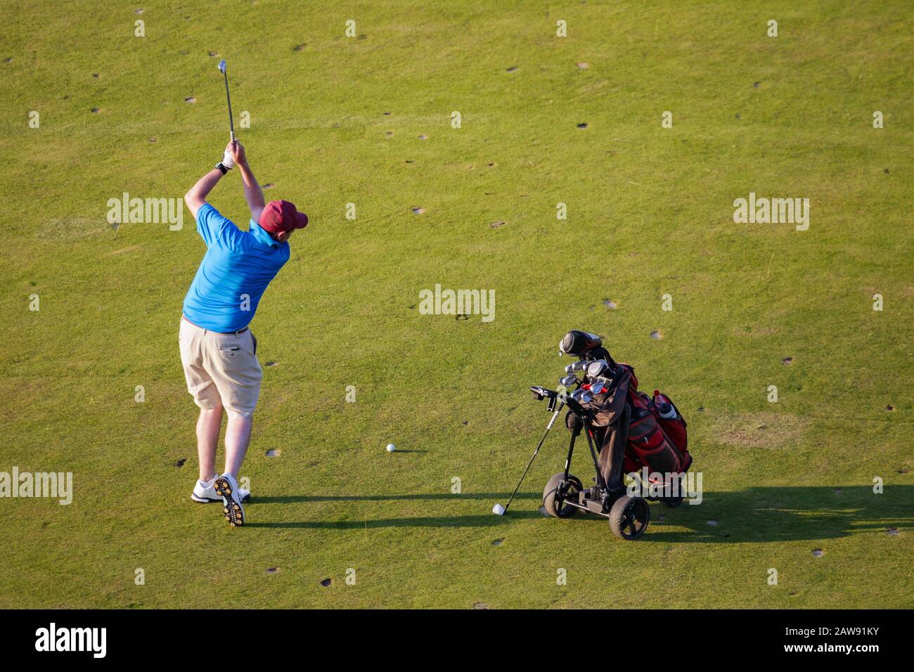 Taking a swing hi-res stock photography and images - Alamy