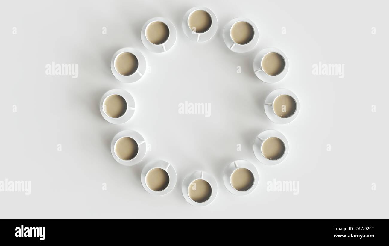 Cups in a circle hi-res stock photography and images - Alamy