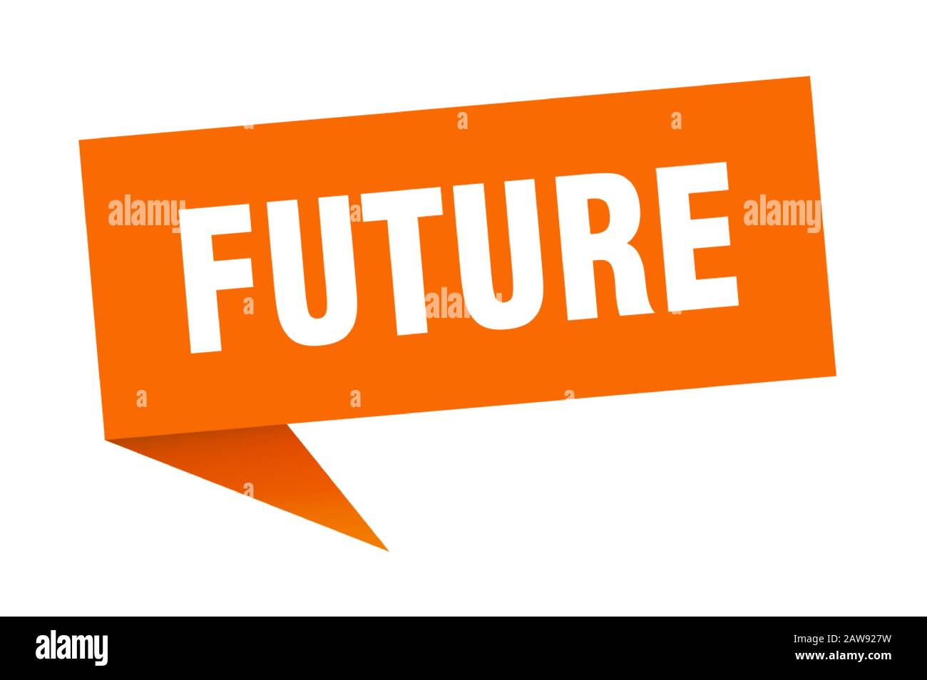 future speech bubble. future ribbon sign. future banner Stock Vector ...