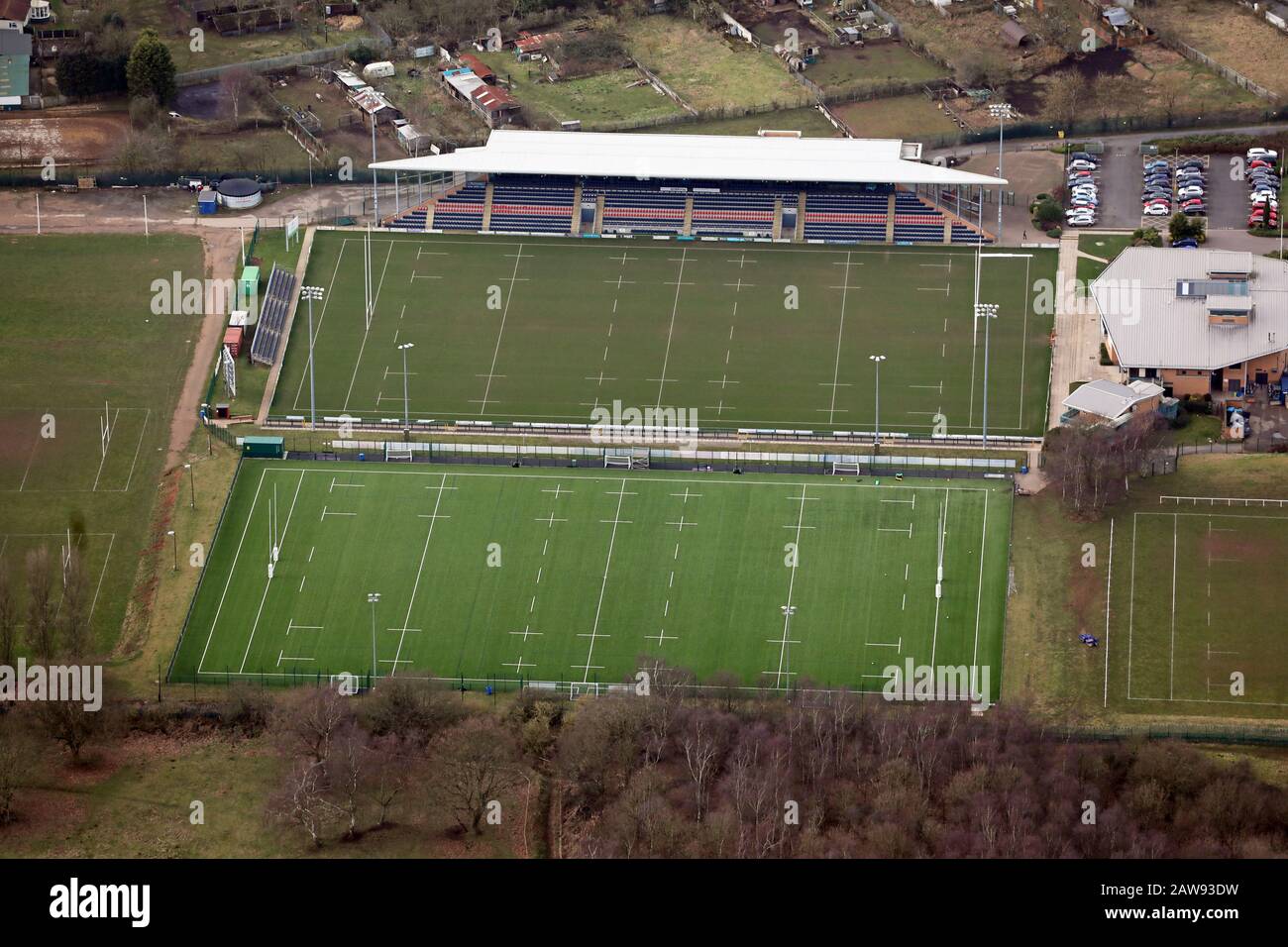 Doncaster knights rfc rugby ground hi-res stock photography and images ...