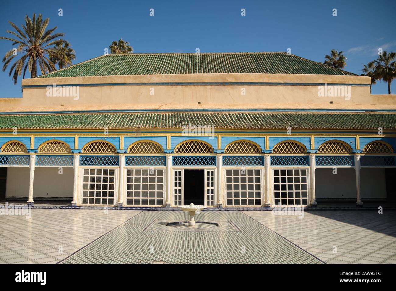 Marrakech, Morocco palace Stock Photo - Alamy