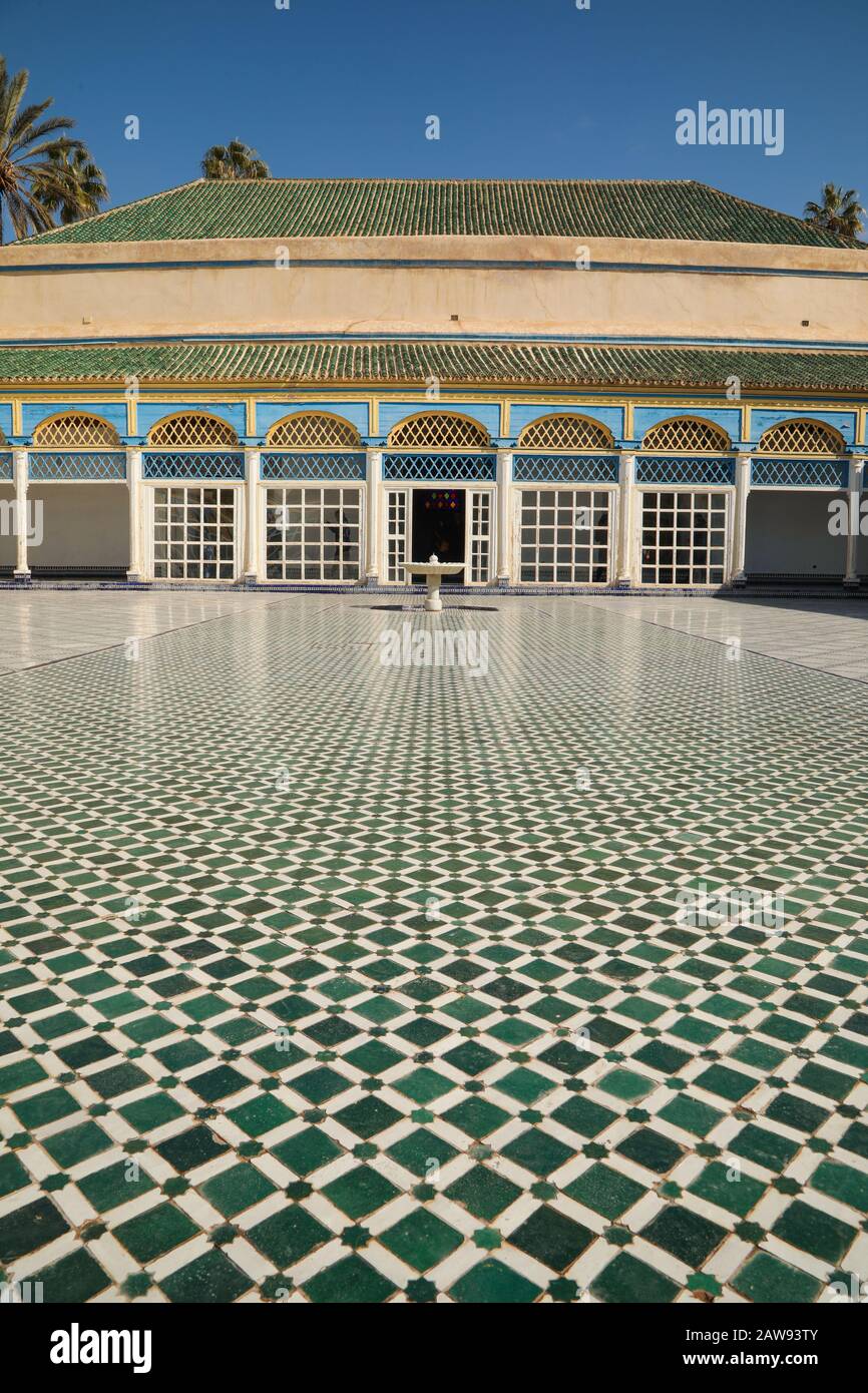 Marrakech, Morocco palace Stock Photo - Alamy