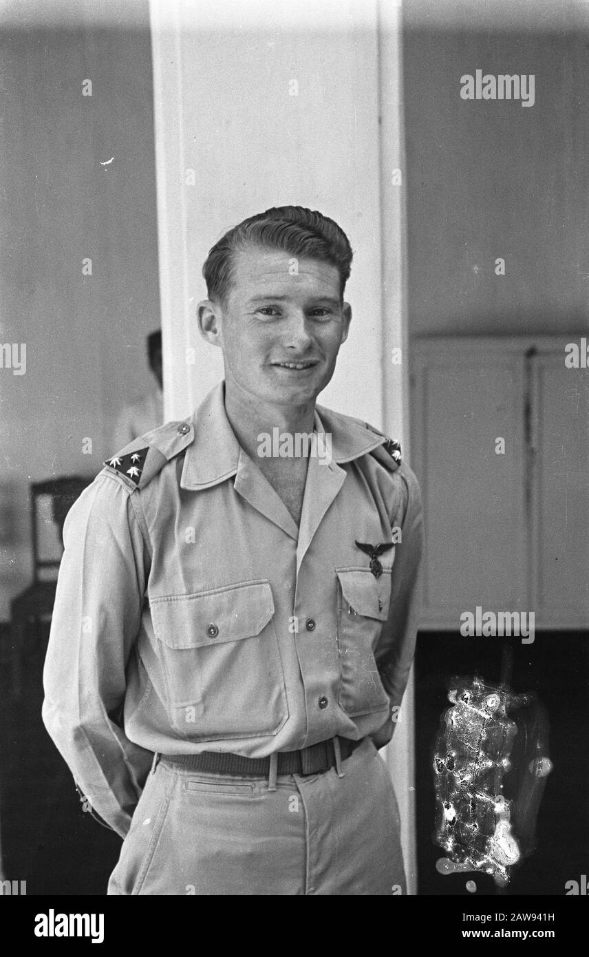 Portrait of a Dutch KNIL captain Date: 01/01/1947 Location: Indonesia ...