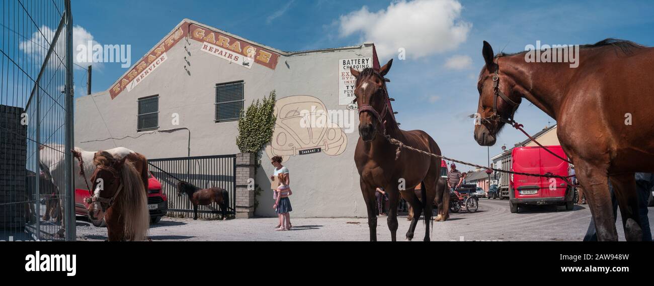 Listowel, Ireland - 2nd July 2019: Listowel Horse fair in County Kerry ...