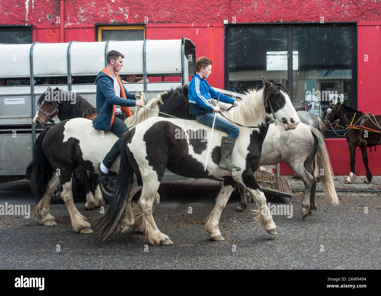 Listowel, Ireland - 2nd July 2019: Listowel Horse fair in County Kerry ...