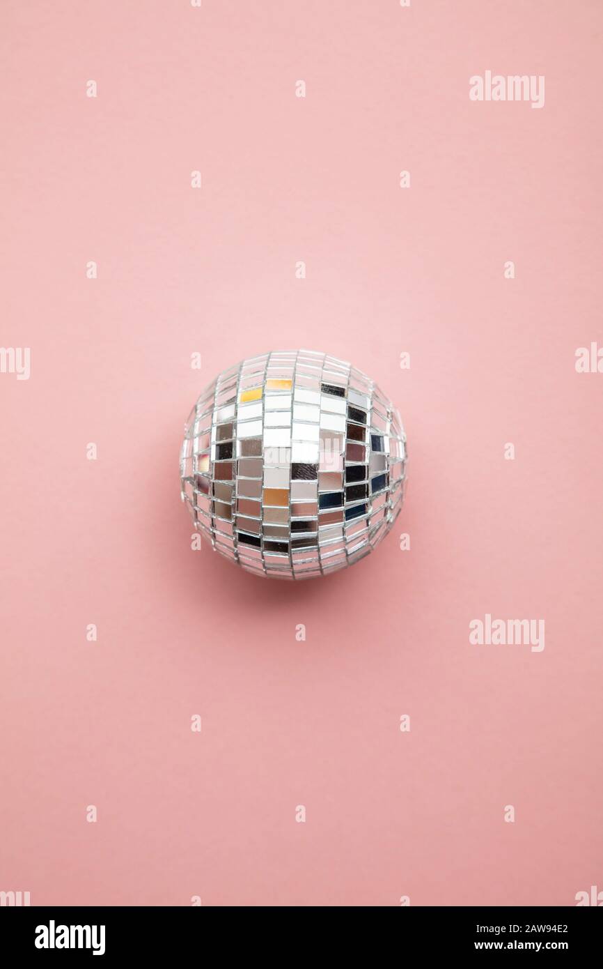 Pink mirror ball hi-res stock photography and images - Alamy