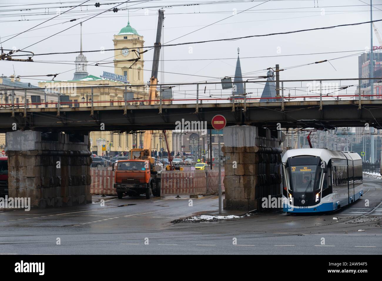 The area of three stations in Moscow Stock Photo - Alamy