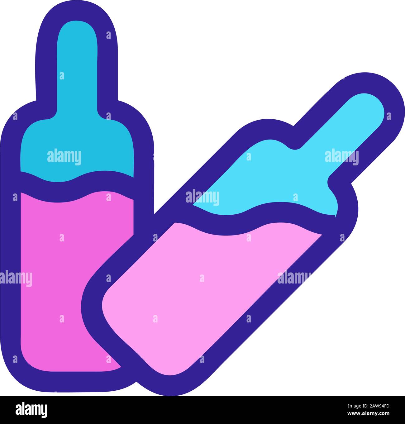 White powder cocaine Stock Vector Images - Alamy