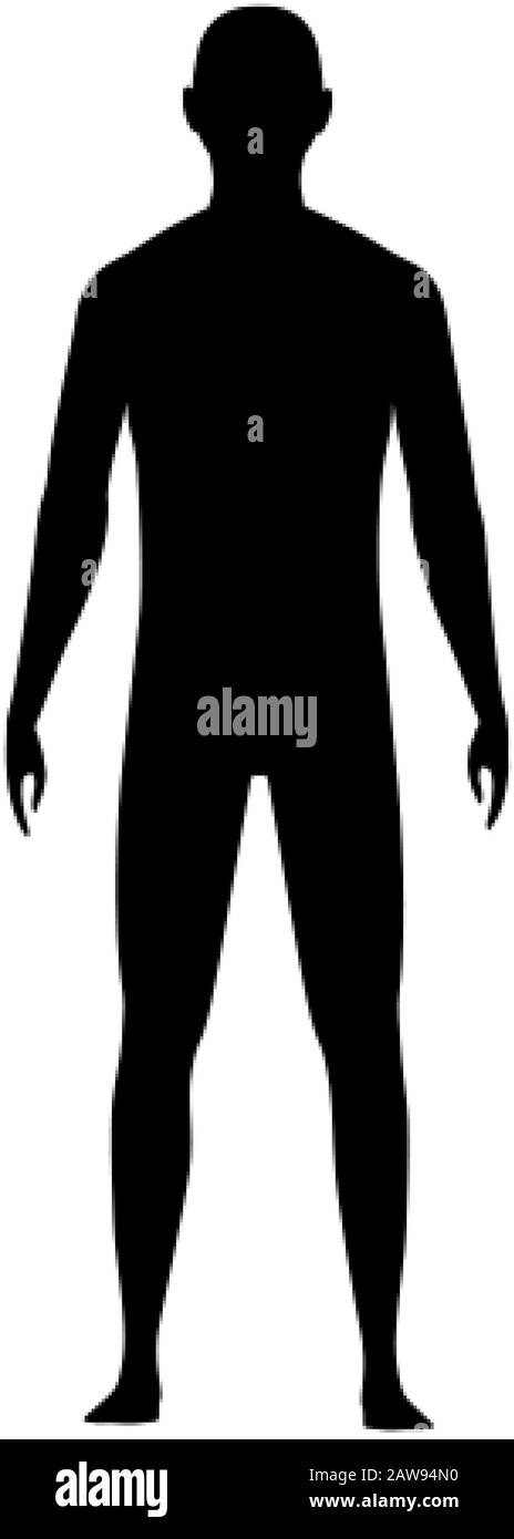 Human Body Outline Side View