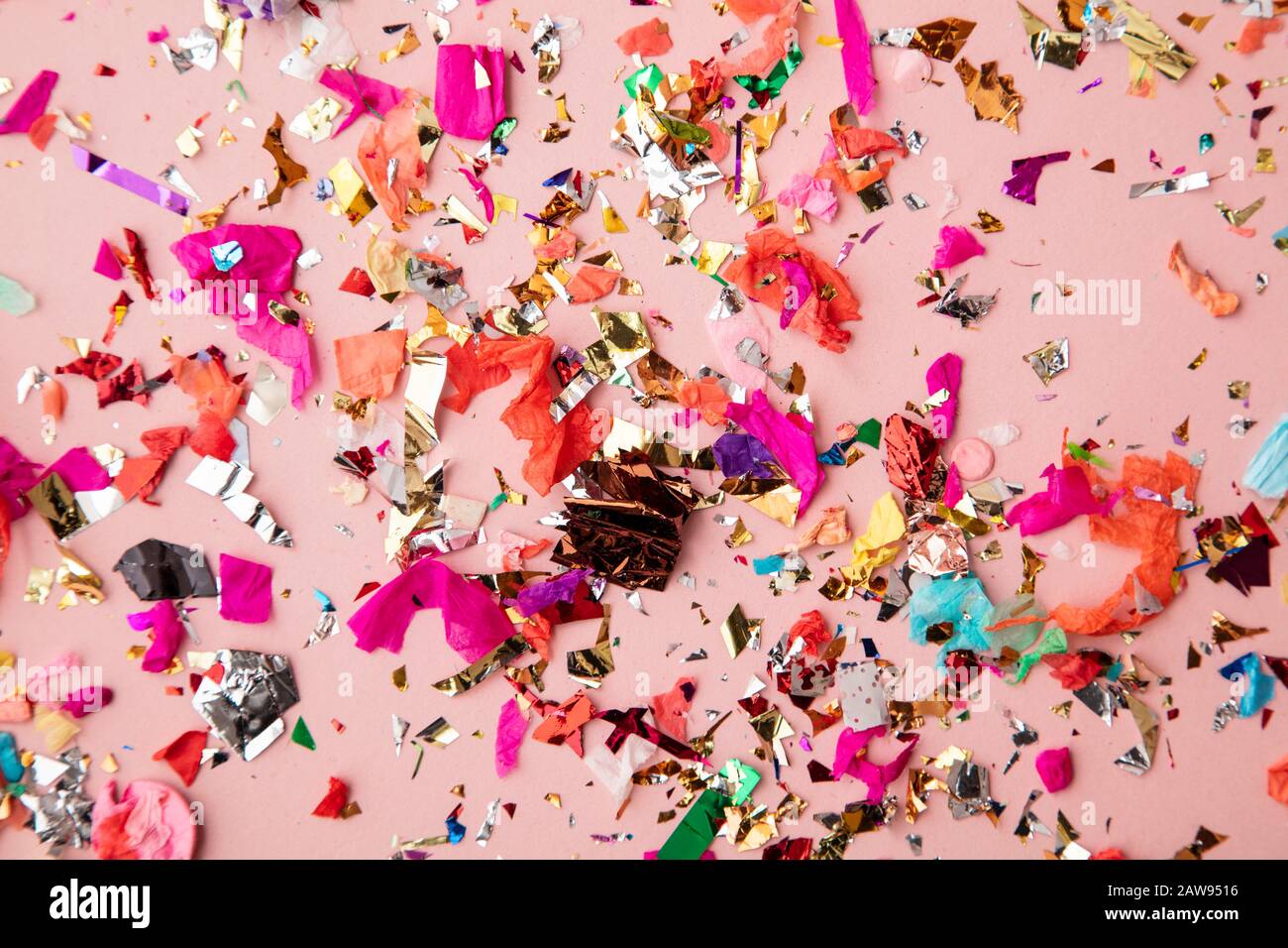 Bright colourful party sparkling party confetti background Stock Photo ...