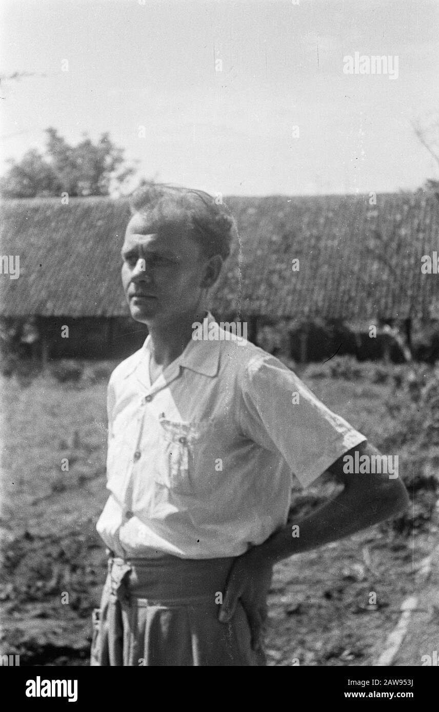 Portrait of a Dutch man in civilian Date: 01/01/1947 Location ...